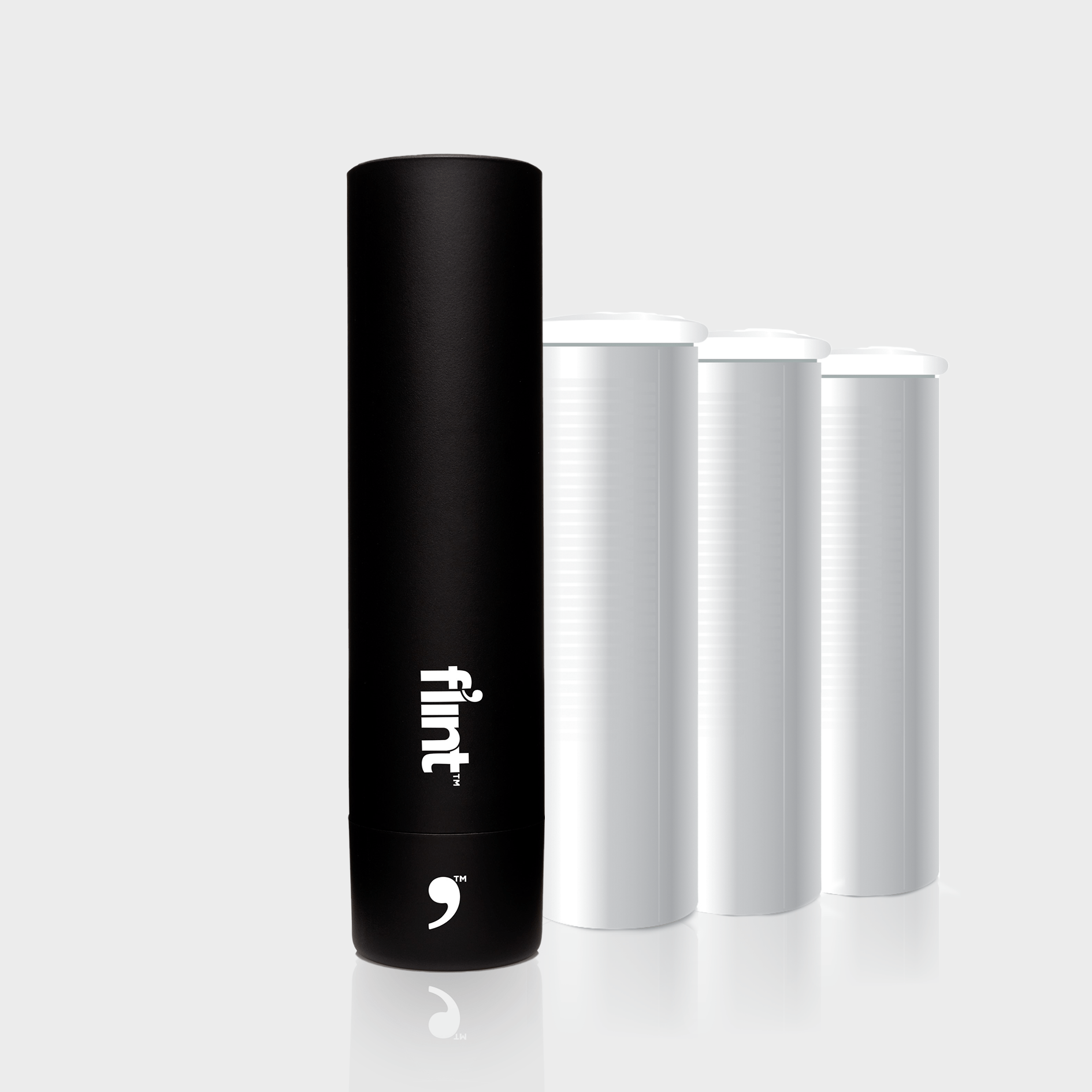 Flint Mini Lint Roller – Black – 90 Sheets (Value Pack) – Flint Fabric Care